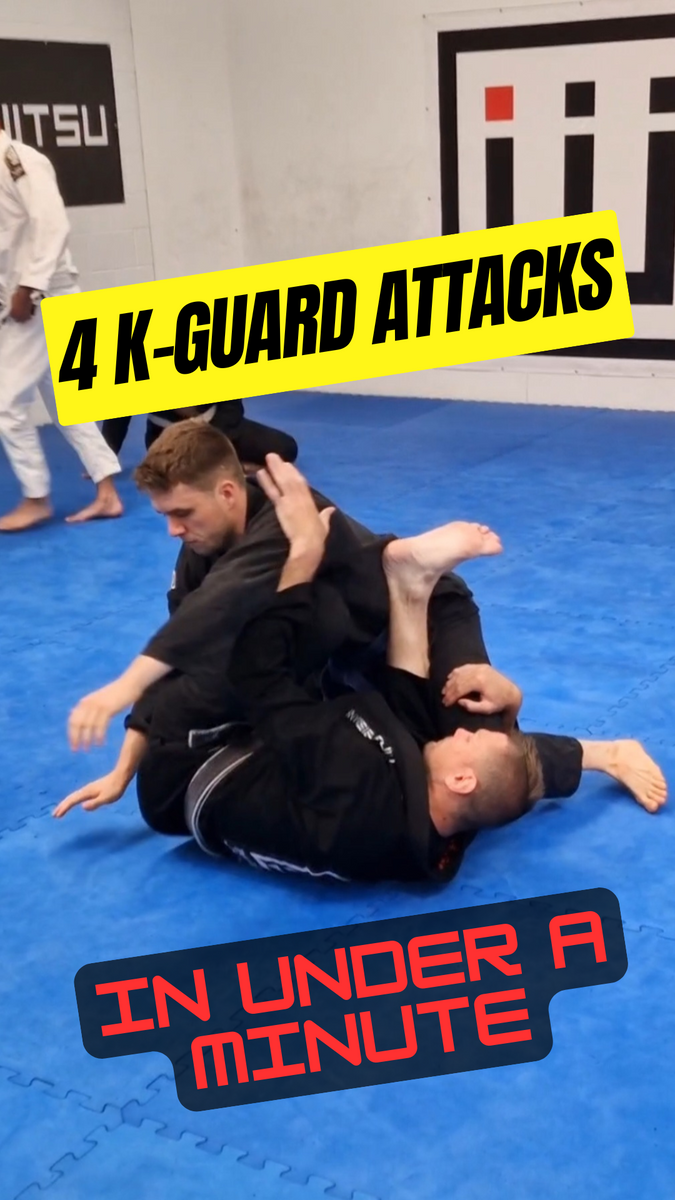 4 K-Guard Attack Options in under a minute – Invisible Jiu Jitsu
