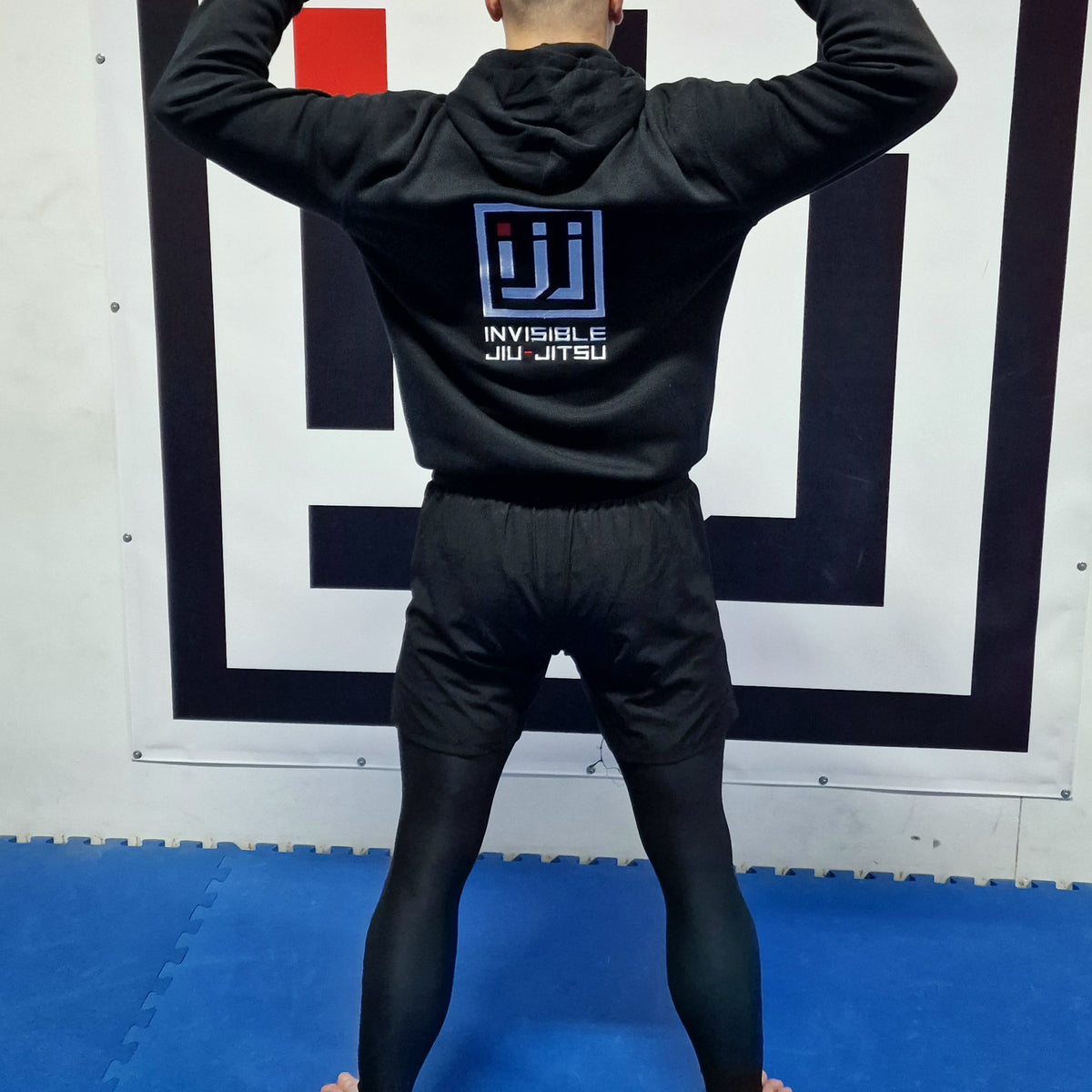 Invisible Jiu Jitsu Embroidered Hoodie